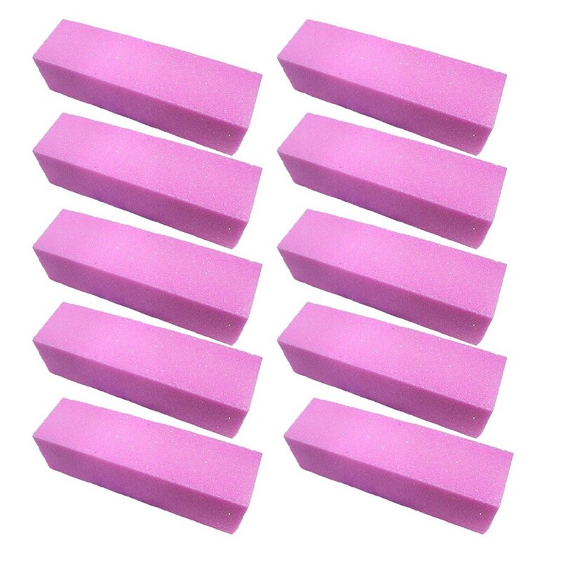 10 Pcs Pink Buffer Buffing Sanding Block File &... – Vicedeal