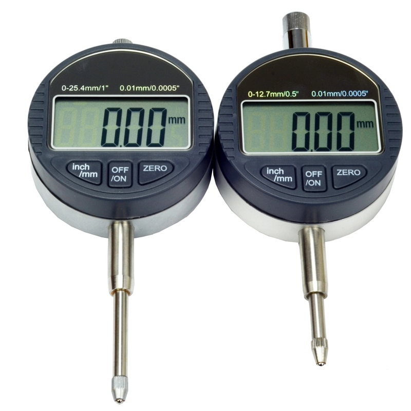 0-25.4mm/1" Digital Dial Indicator 0.01mm Electron... – Grandado