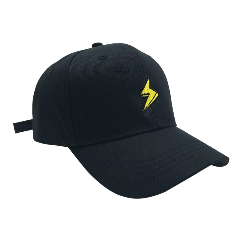 Baseball Cap Women Men Lightning Embroidered Cotto... – Vicedeal