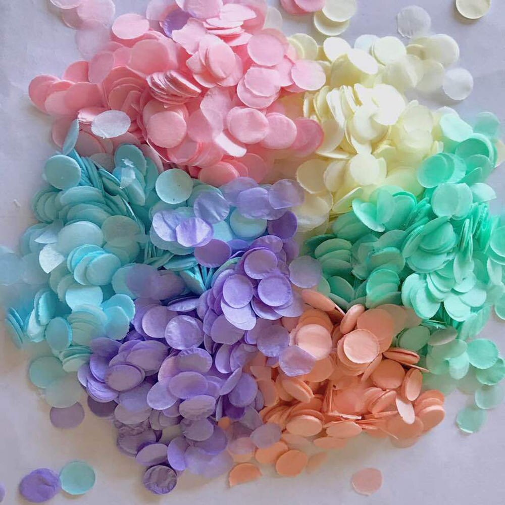 50/60G Ronde Confetti Pastel Bruiloft Confetti Mix... – Vicedeal