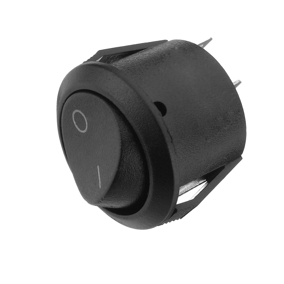 5pcs 14mm Mount Hole Lip Small White SPST Round Ro... – Vicedeal