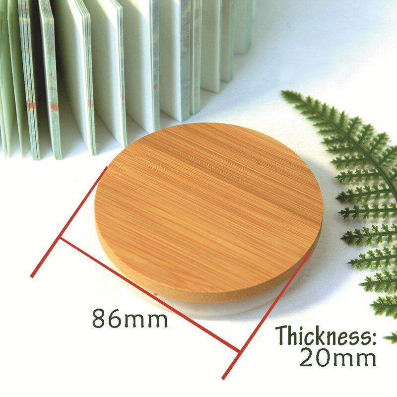 Herbruikbare Bamboe Hout Deksels Brede Mond Cup Ma... – Grandado