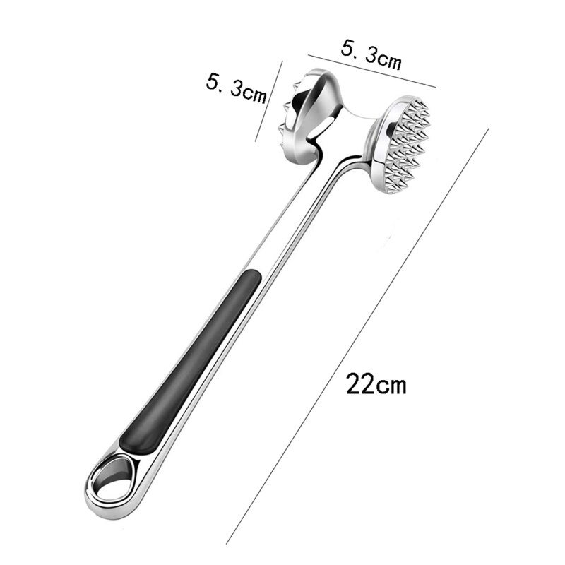 Large Meat Tenderizer Mallet Tool Manual Hammer Po... – Vicedeal