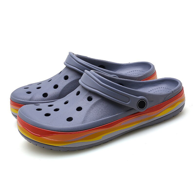 Men Outdoor Sandals Crok Adulto Clogs Crocks hole ... – Grandado