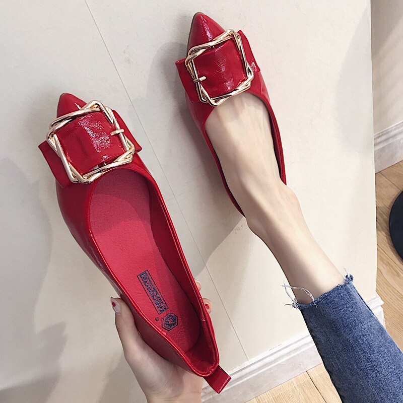Spring Platform Creepers Women Flats pointed toe W... – Vicedeal