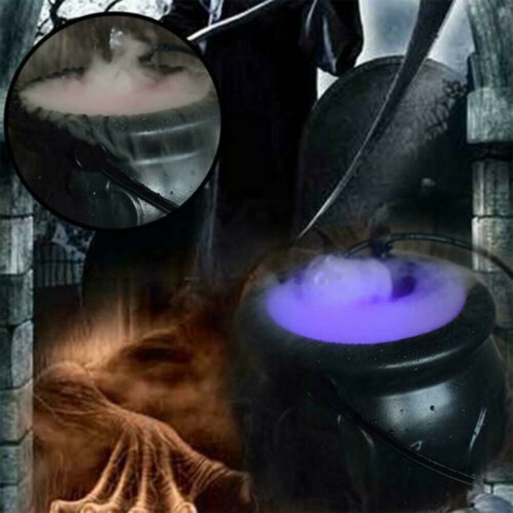 Cauldron Halloween Mister Mist Smoke Fog Machine C... – Grandado