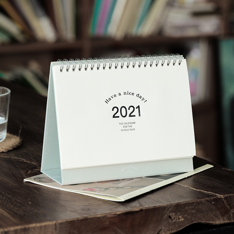 Kawaii Leuke Effen Kleur Kalender Coil Kalenders S... – Grandado