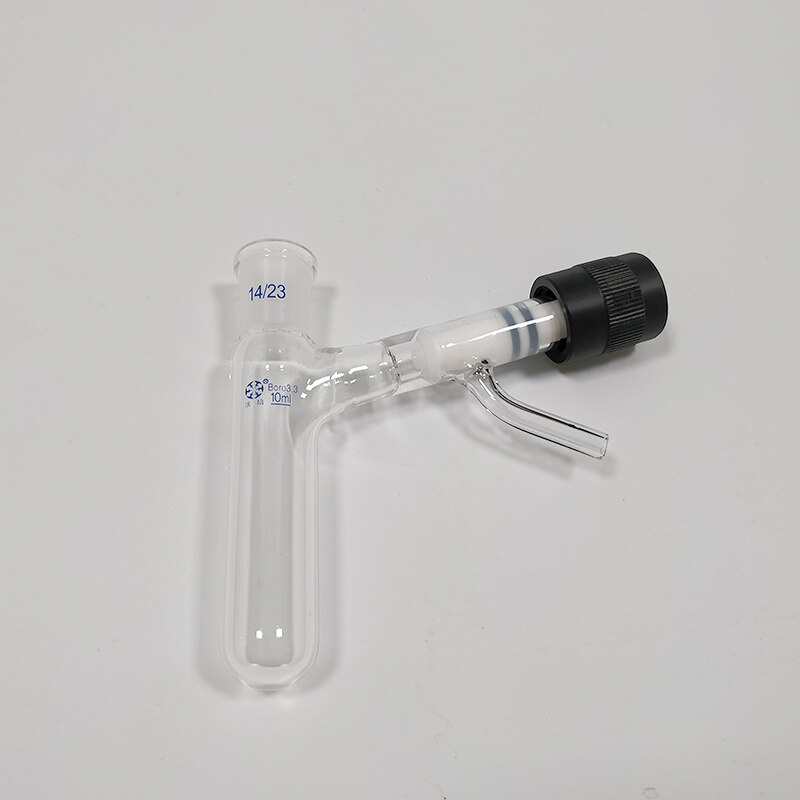 Solvent reaction tube with high vacuum throttle an... – Grandado