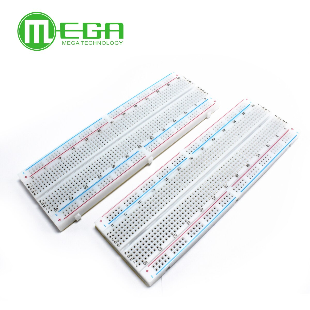 Megmoki 1 stücke MB-102 MB102 Steckbrett 830 Punkt Solderless PCB Brot ... Megmoki 1 stücke MB-102 MB102 Steckbrett 830 Punkt Solderless PCB Brot ...
