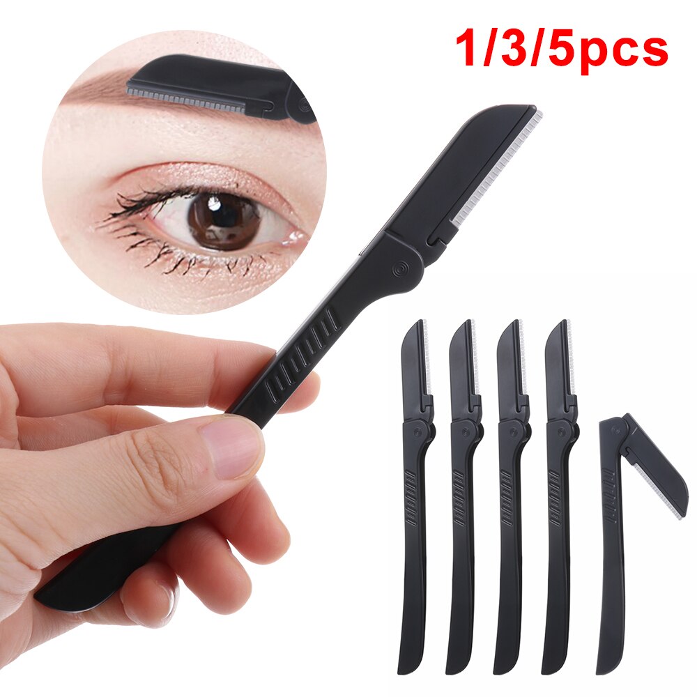 1/3/5pcs Foldable Eyebrow Razor Facial Lip Hair Tr... – Grandado