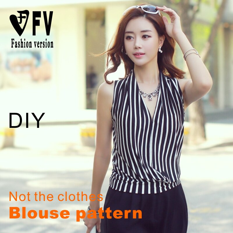 Pattern making women's hem T-shirt small shirt gar... – Grandado