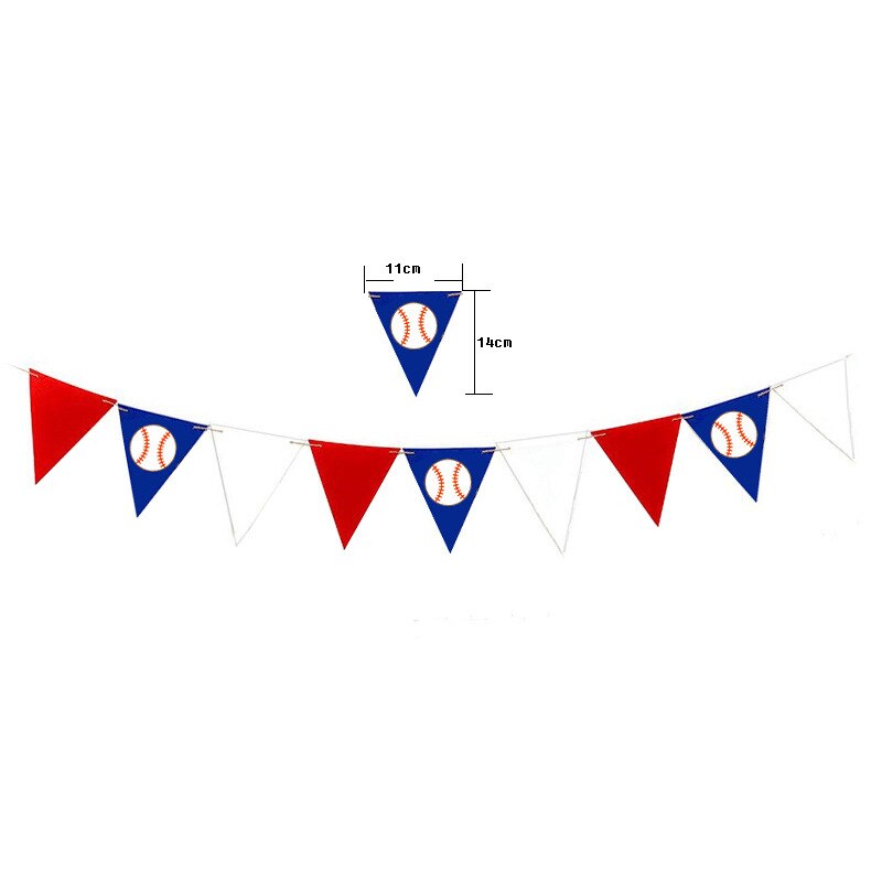 Baseball Theme Letter Paper Banner Flag Baby Boy B... – Grandado