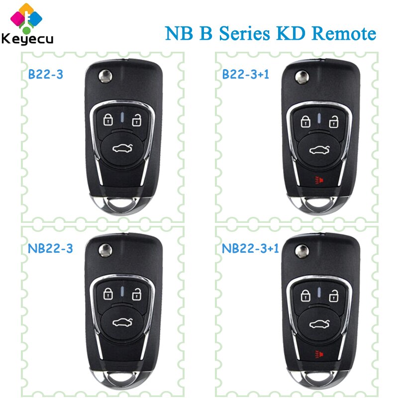 KEYECU 5 Pieces B NB Series KD Remote B22-3 B22-3+... – Grandado