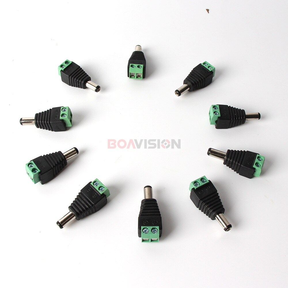 5.5/2.1mm DC Connector CCTV UTP Cable Power Plug A... – Grandado