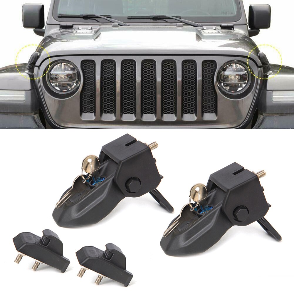 Car Hood Latches and Anti-Theft Hood Catch Lock Ki... – Grandado