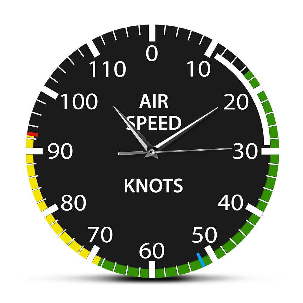 Air Craft Airspeed Indicator Piloten Wandklok Knop... – Vicedeal