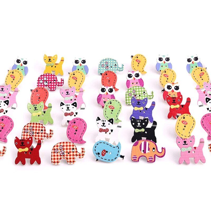 40 Uds Animal lindo de Metal pines Set 3D en forma... – Grandado