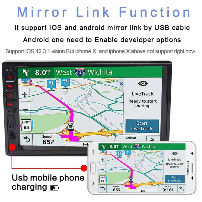 2 Din Car Multimedia Radio Hd 7inch Contact Screen... – Grandado