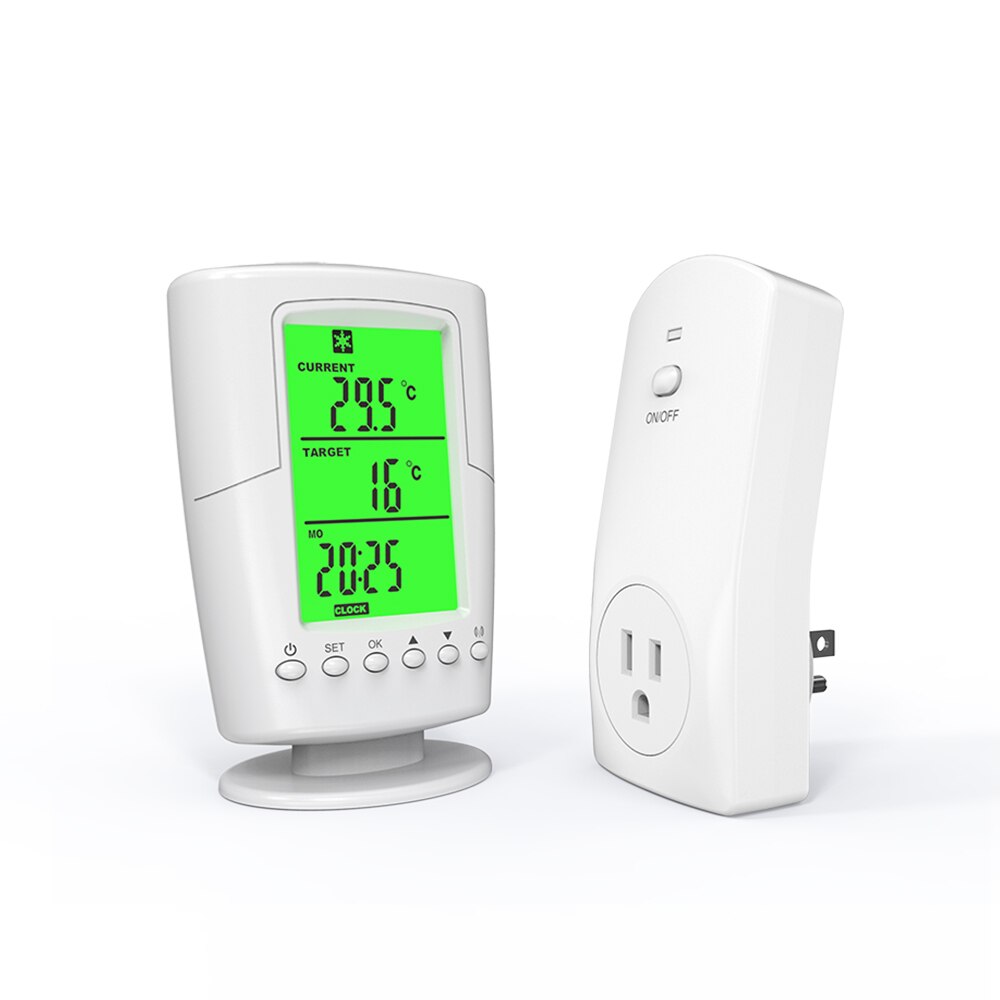 Smart Programmable Wireless Remote Thermostat + Pl... – Vicedeal
