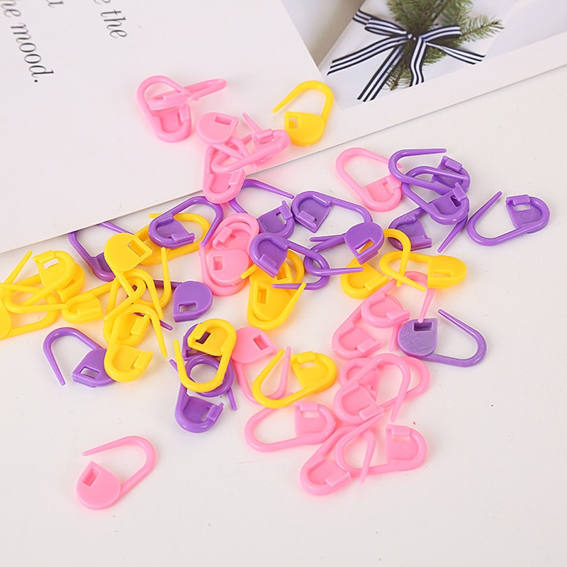 20/50Pc Kleurrijke Plastic Stitch Marker Ring Houd... – Grandado