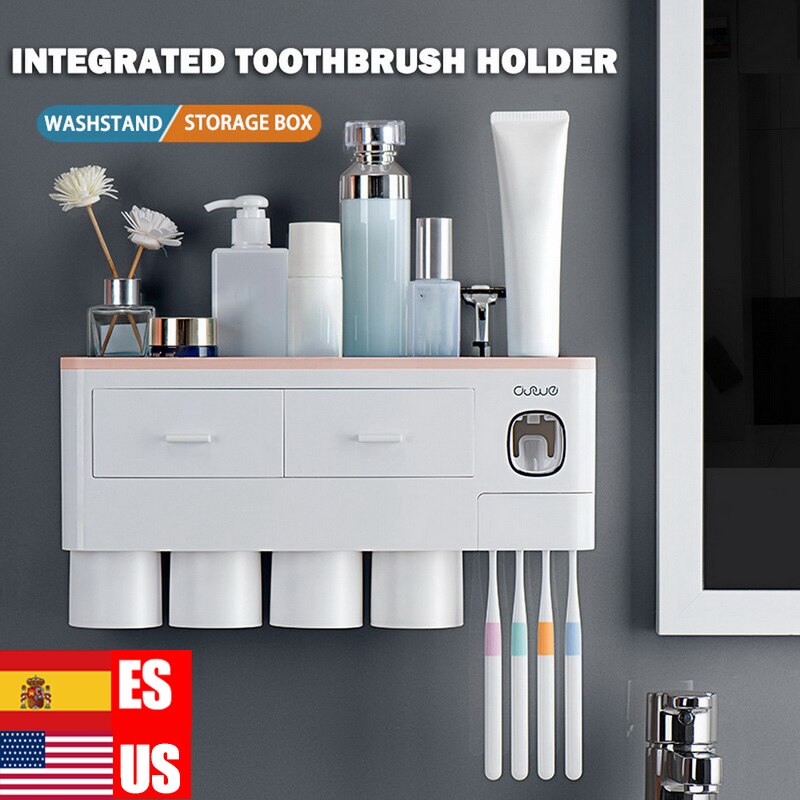 Magnetic Adsorption Inverted Toothbrush Holder Too... – Vicedeal