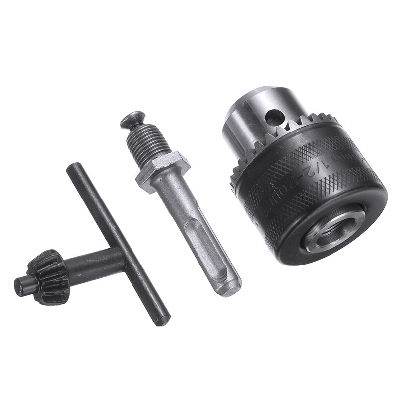 Black Steel 13mm 1/2" Keyless Drill Chuck 3/8" SDS... – Grandado