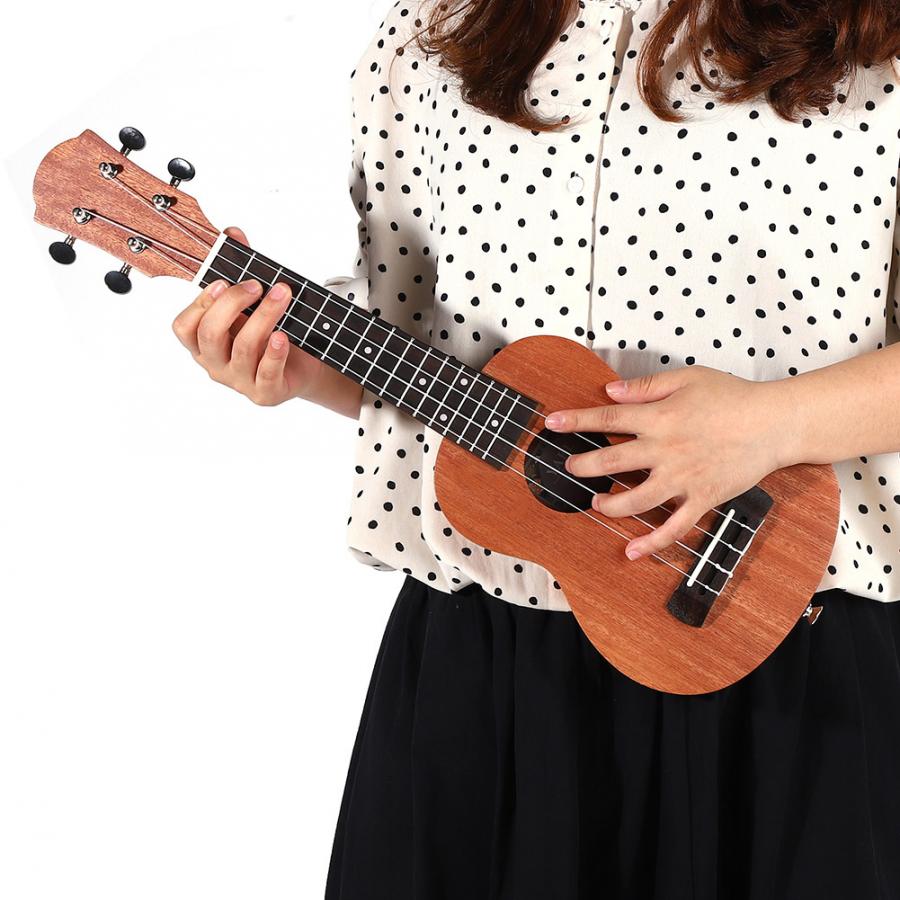 21" Ukulele Portable Classic Style Wood Sapele 4 S... – Grandado