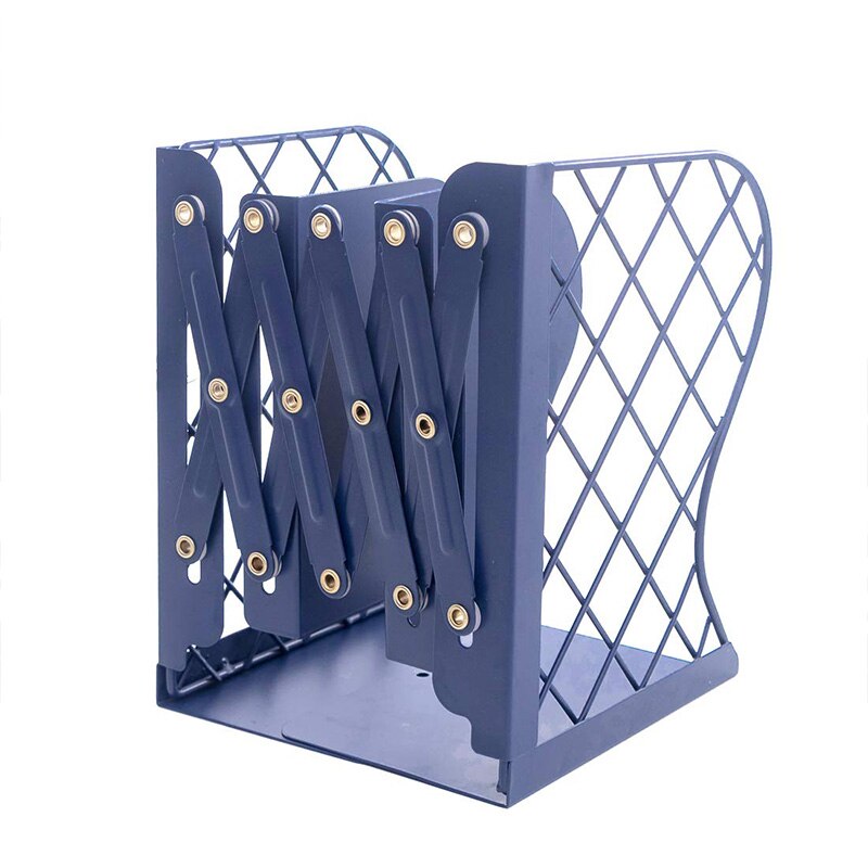 Adjustable Bookends Metal Book Ends Holder Shelf H... – Vicedeal