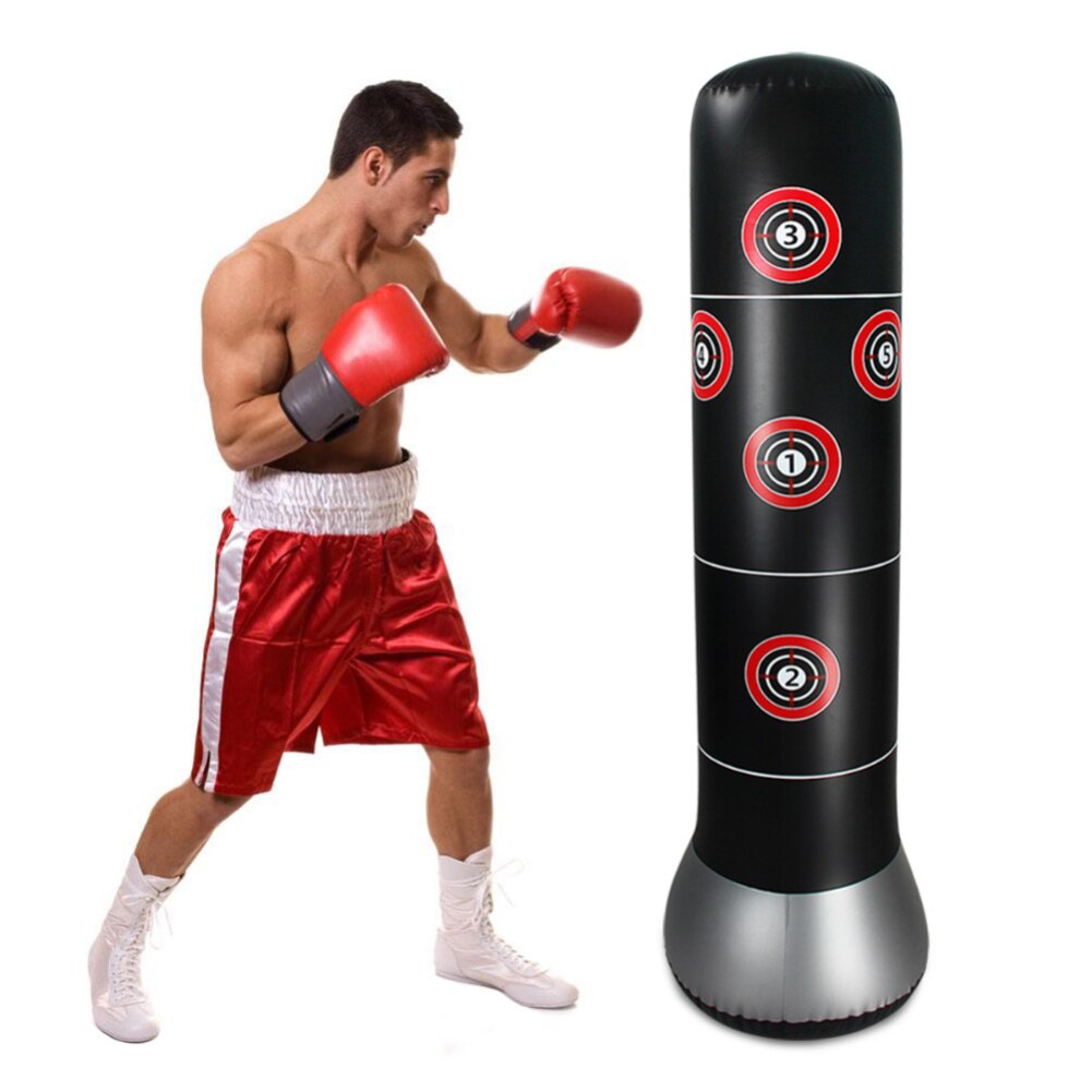 Kid Fitness Inflatable Tumbler Punching Tower Bag ... – Grandado