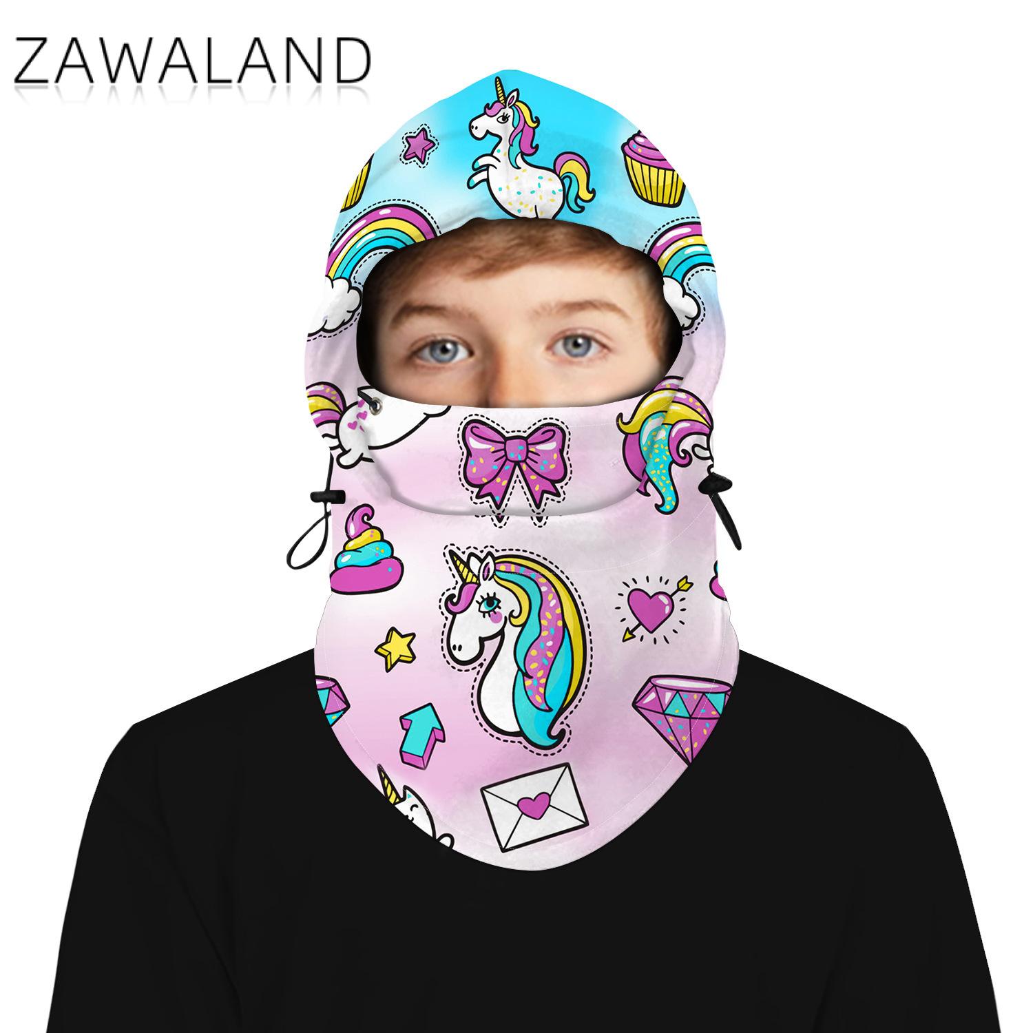 Zawaland Kid Hooded Face Mask 3D Printed Balaclava... – Grandado