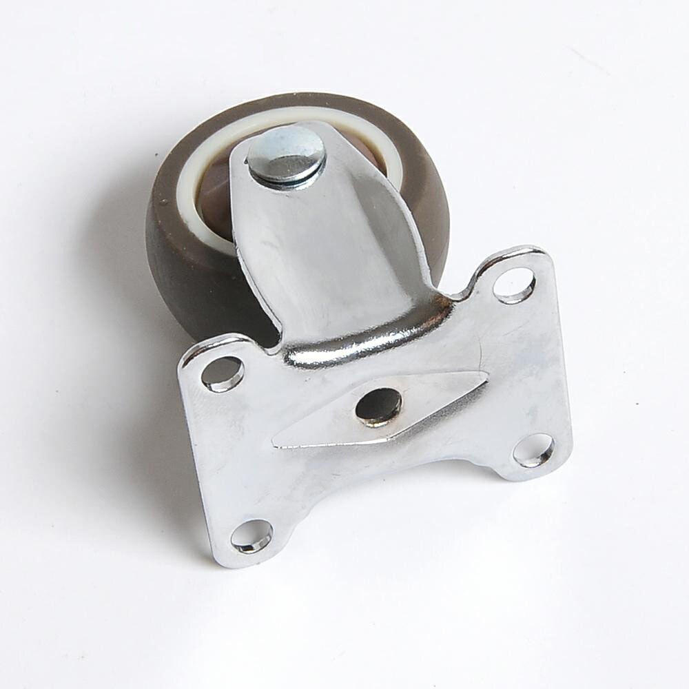 1Pc Heavy Duty Vaste Rubber Wiel Plaat Caster Plas... – Vicedeal