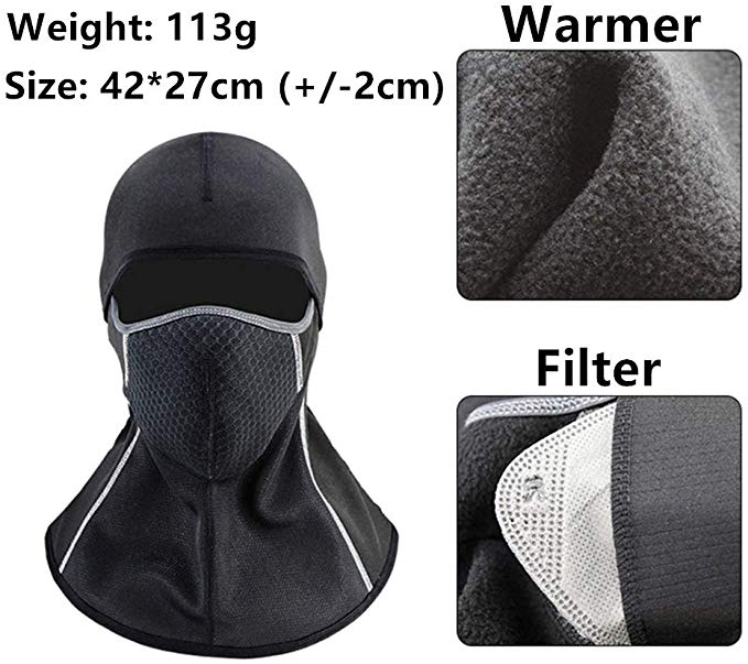 Balaclava Ski Mask Motorcycle Cycling Thermal Wind... – Grandado