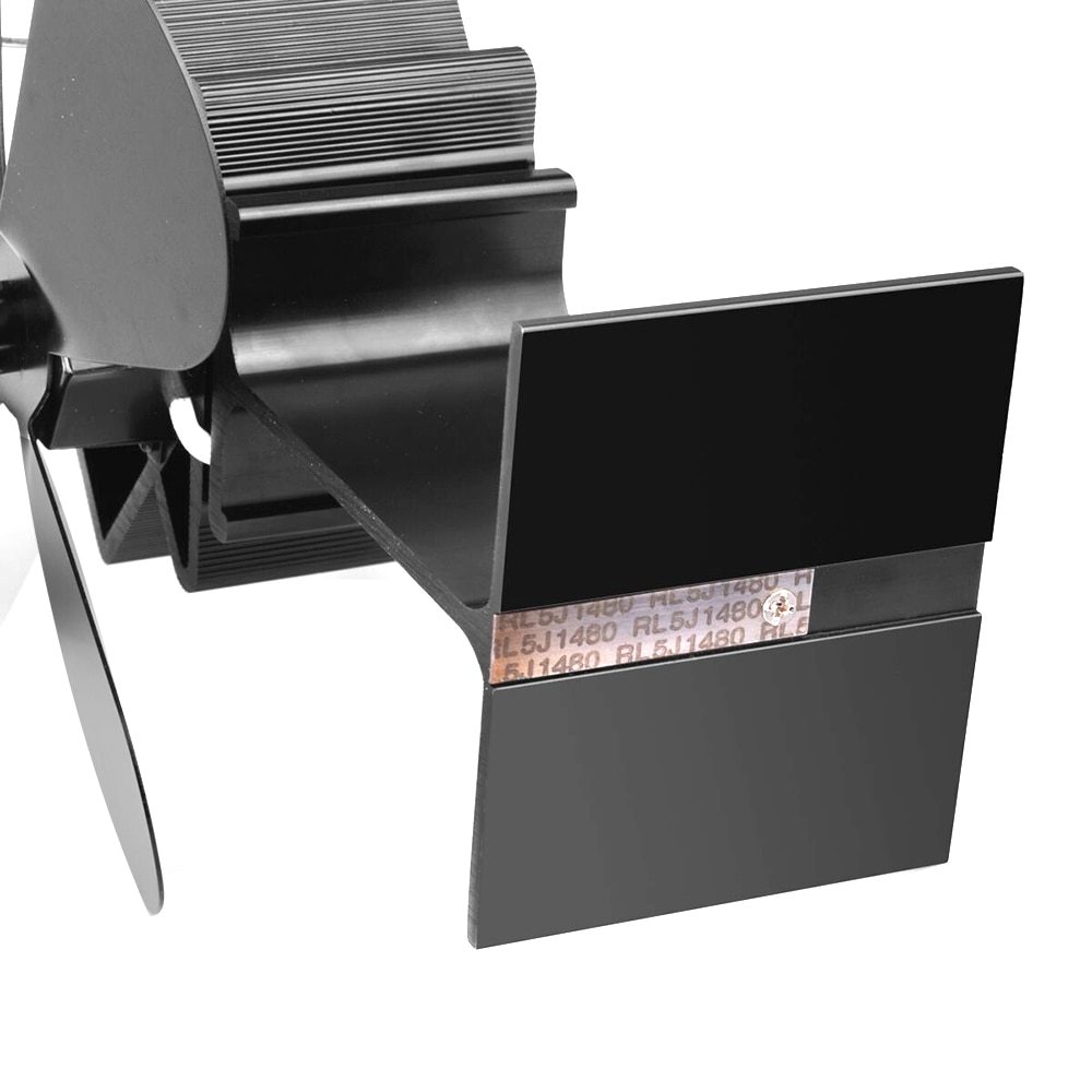 4-Blade Heat Powered Stove Fan Fireplace Fan Wood ... – Grandado