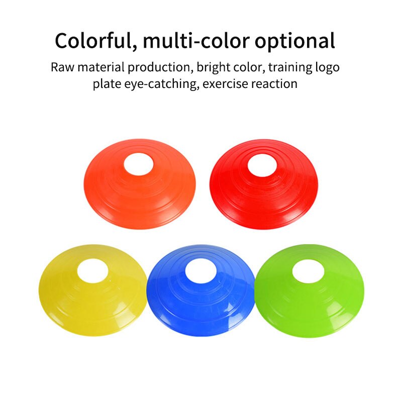 50PCS Football Training Cones Soccer Rugby Speed T... – Grandado