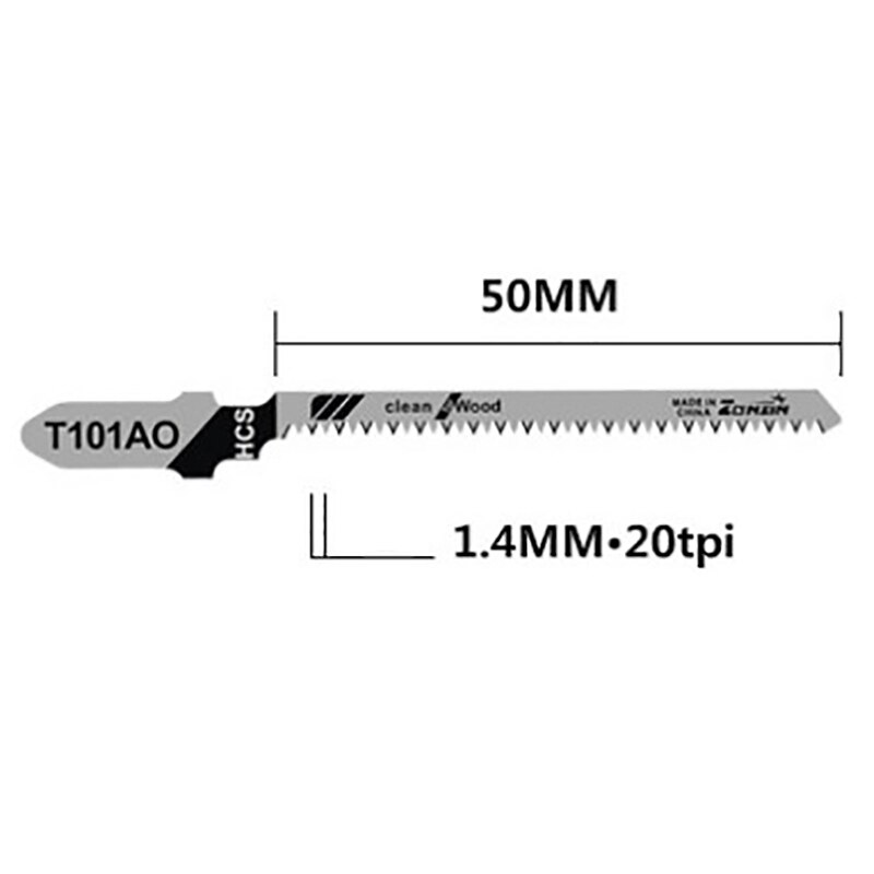 5x T101AO HCS T-Shank Jigsaw Blades Curve Cutting ... – Vicedeal