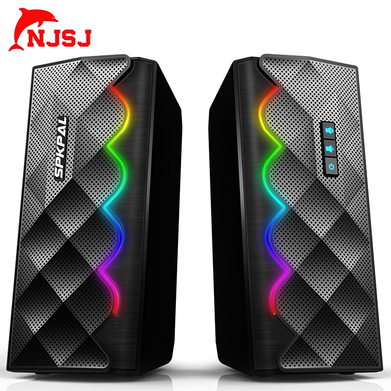 NJSJ USB Bluetooth Ordinateur Haut-Parleur Subwoof... – Grandado