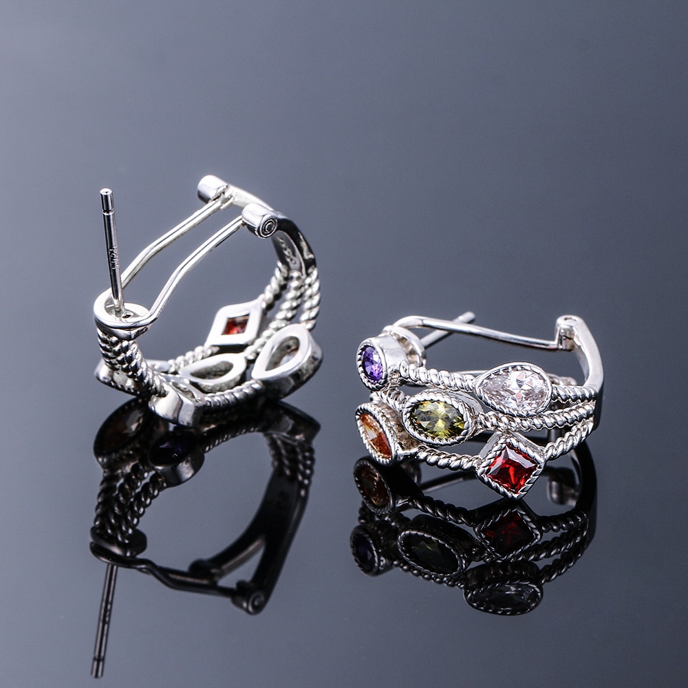 S925 Sterling Silver Jewelry Ear Nails Ear buckle ... – Grandado
