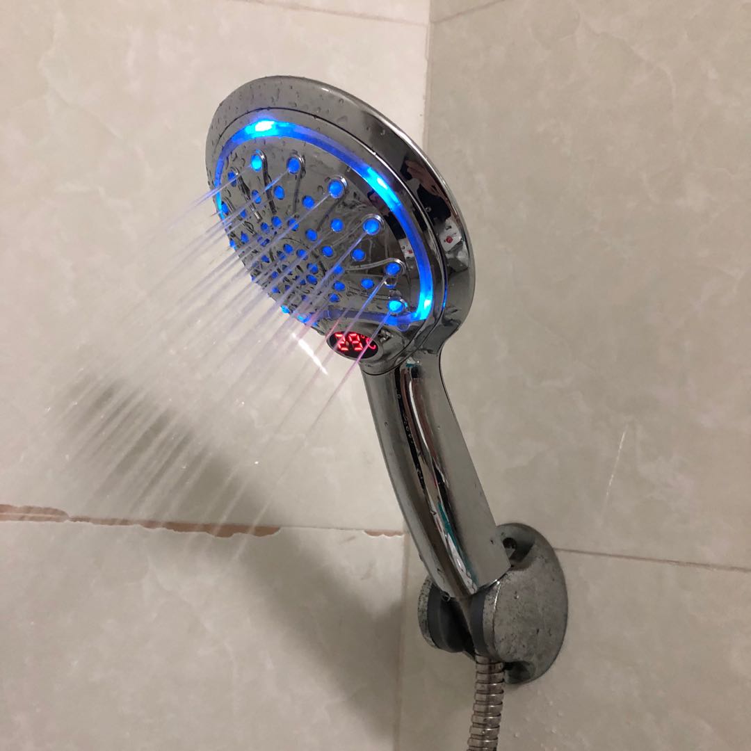 LED Changing Shower Head Water Temperature Display... – Grandado