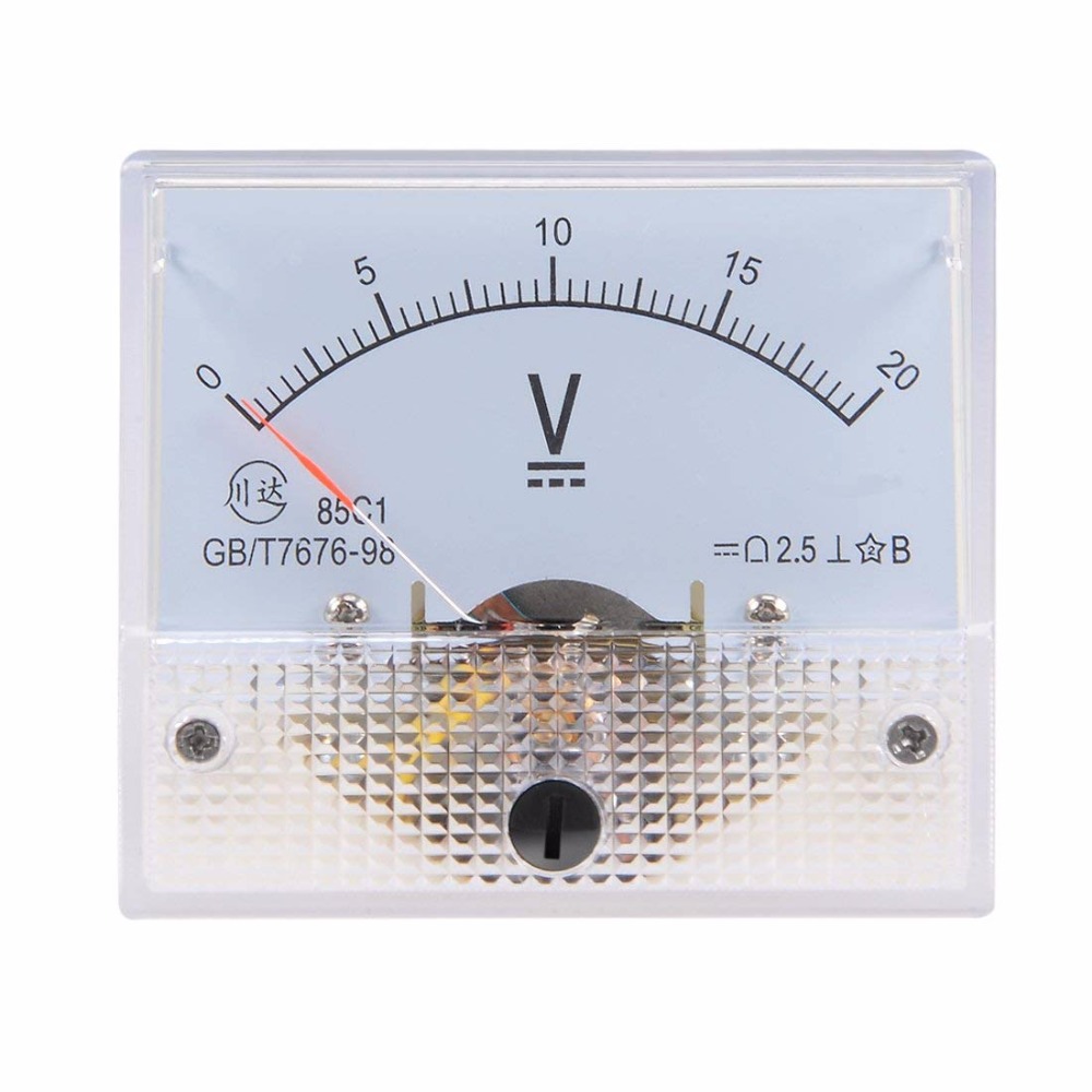 Pointer DC Voltmeter 85C1 DC 0-15V 20V 30V 50V 100... – Grandado