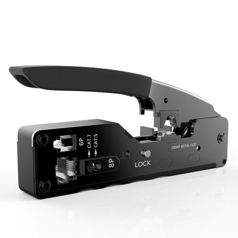 Cat7 RJ45 Netwerk Kabel Tang 6P 8P Kristal Hoofd Z... – Vicedeal