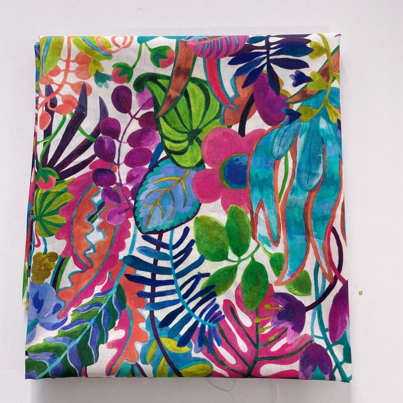 Jungle Trip Floral 80S Tissun liberty Cotton Popli... – Vicedeal