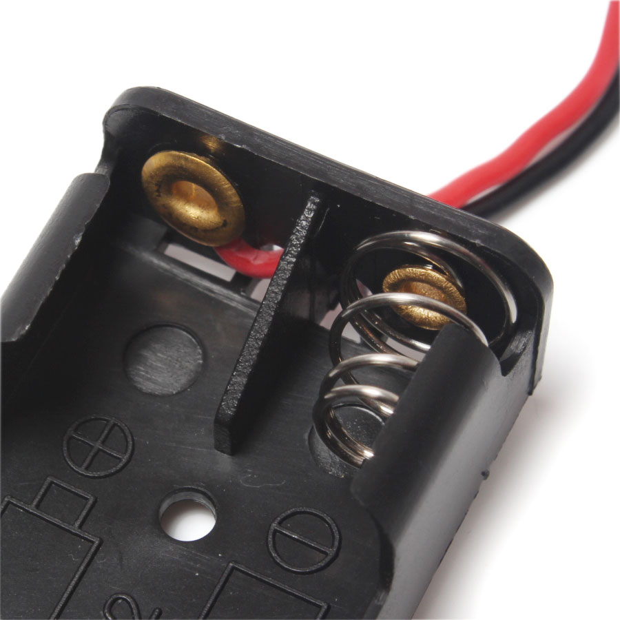 2x 1.5V AAA Plastic Black Spring Battery Storage C... – Vicedeal