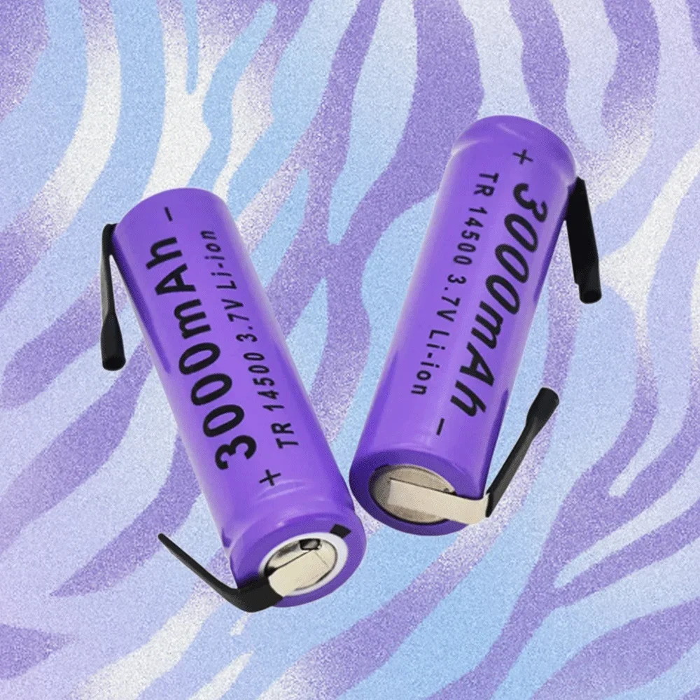 3.7V 3000mAh ICR 14500 Lithium Battery Rechargeabl... – Grandado