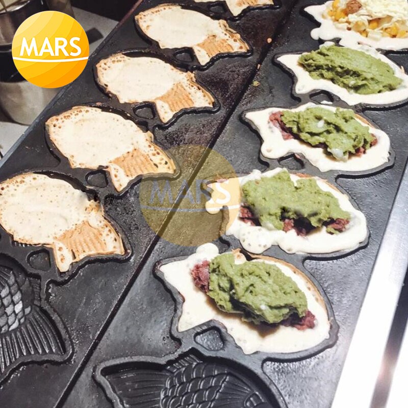 Square Shaped Fish Shaped Waffle Cake Filling Shov... – Grandado