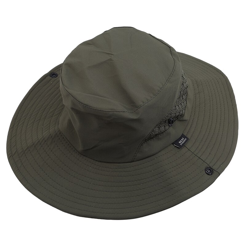 UV Protection Plain Bucket Hat Fishing Hunting Saf... – Grandado