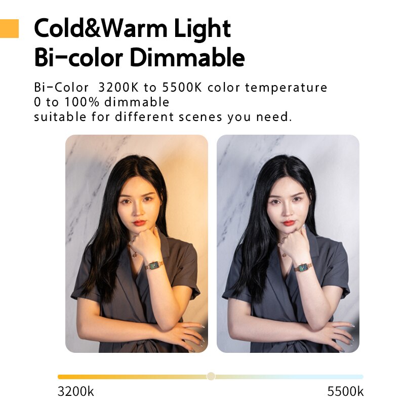 Ulanzi VIJIM VL108 LED Panel Light 3200K-5600K Dim... – Grandado