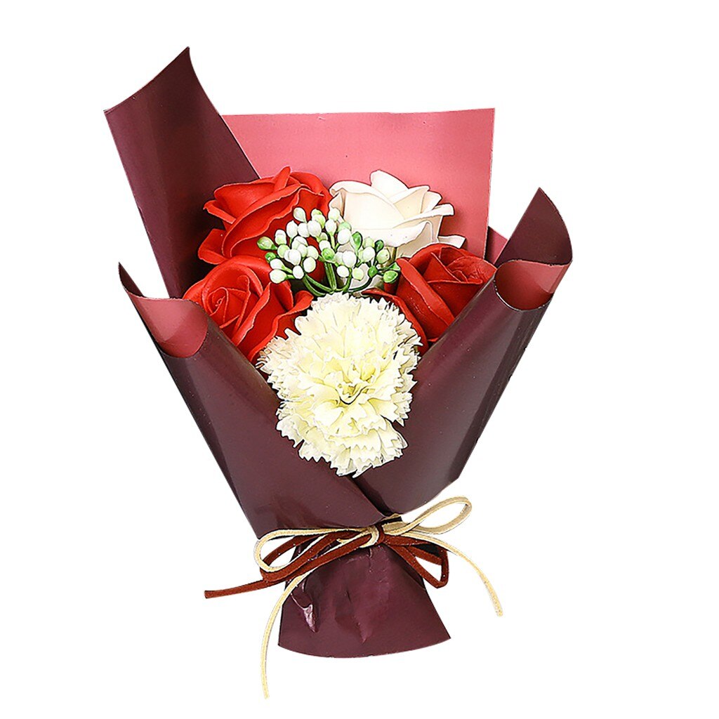 Diy Soap Flower Valentine's Day Rose Box Bouquet W... – Grandado