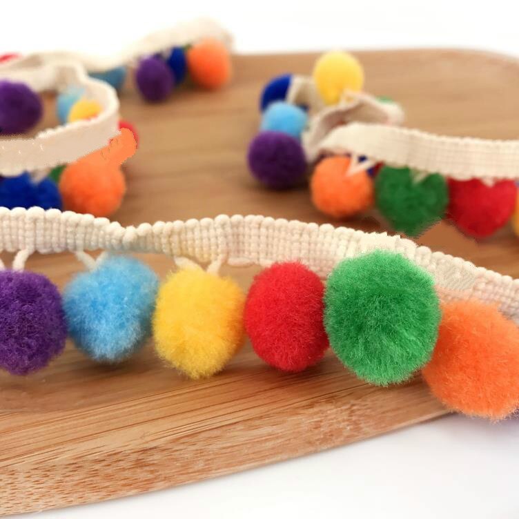 5 Yard/Lot Kleuren Haar Bal DIY Decoratieve Kant T... – Vicedeal