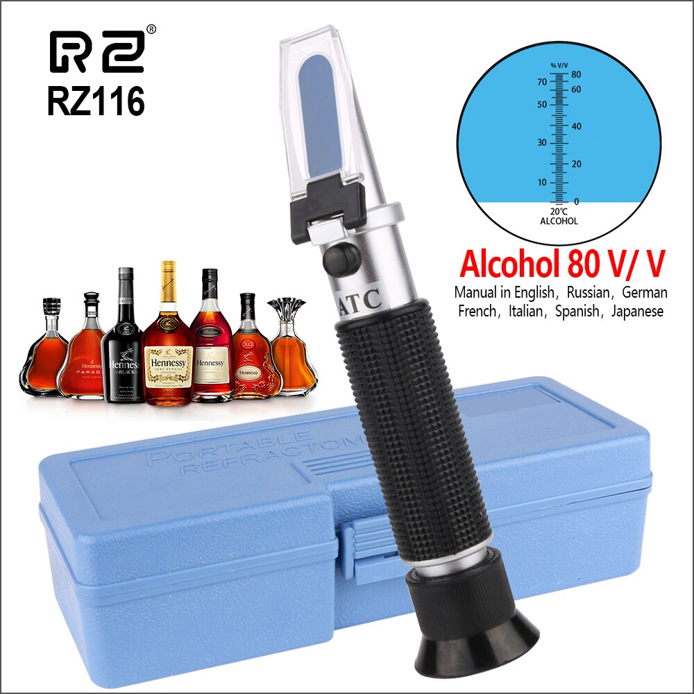 Rz Refractometer Alcohol Meter Draagbare Auto Digi... – Vicedeal