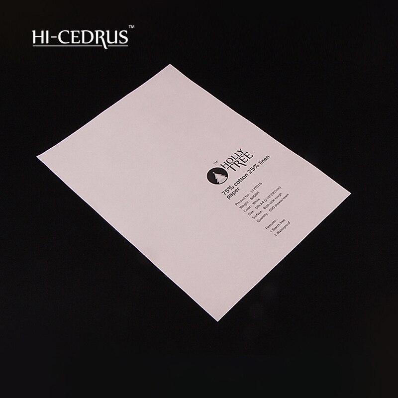 100 pcs ,80 gsm ,100% cotton security papel a4 210... – Grandado